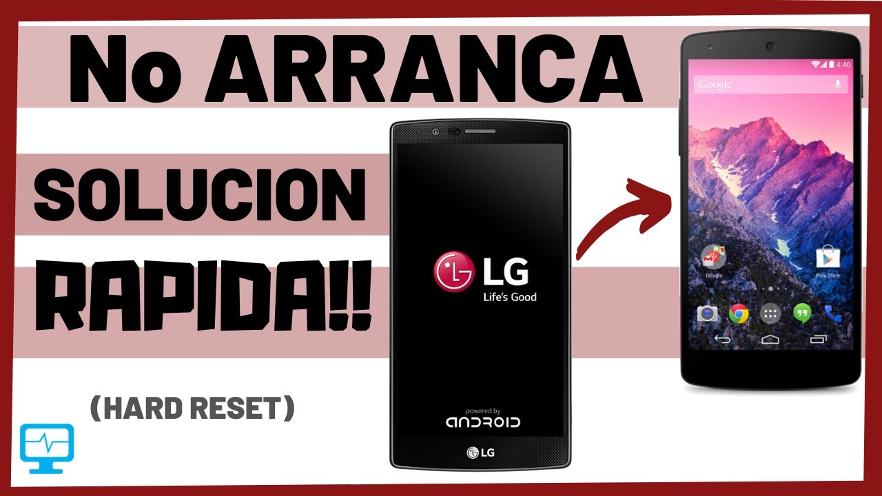 Celular LG no pasa del LOGO | Arréglalo SOLO CON 2 BOTONES!! - YouTube