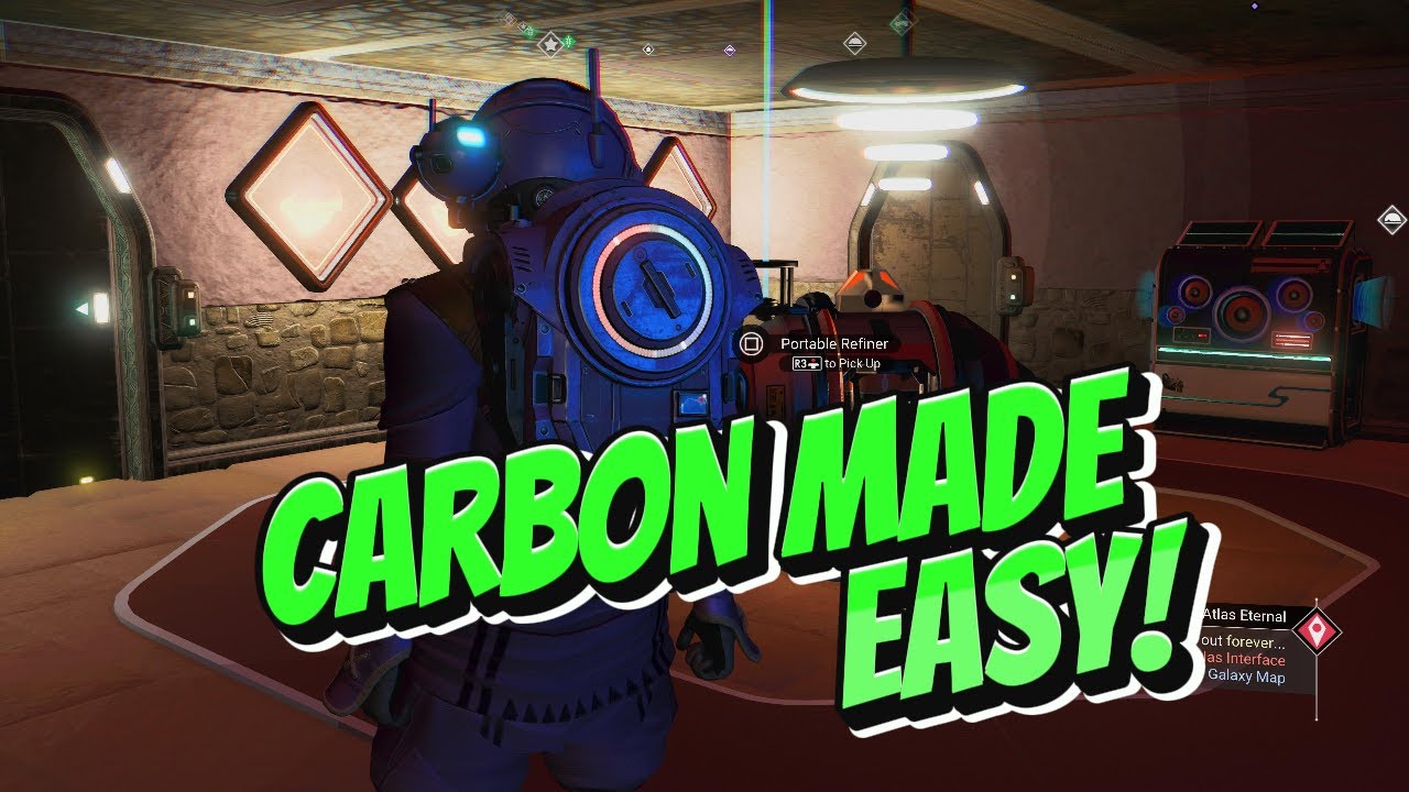 NMS turn Oxygen into Carbon! Fast and Easy! - YouTube