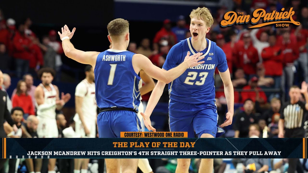 Play Of The Day: Jackson McAndrew Hits Creighton's 4th Straight 3 As ...
