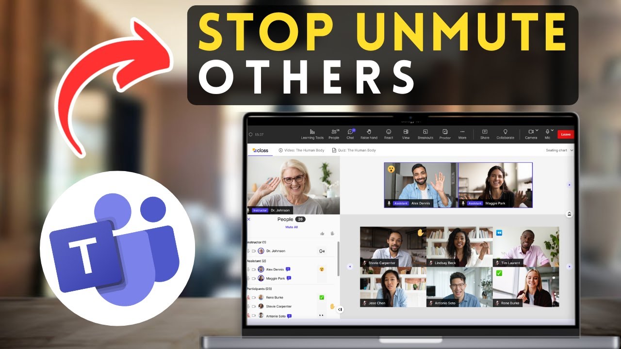 How to Stop Participants from Unmuting and Removing Others in MS Teams ...
