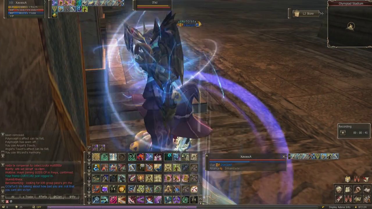 Lineage 2 Chronos Server, versus Feoh hero - YouTube