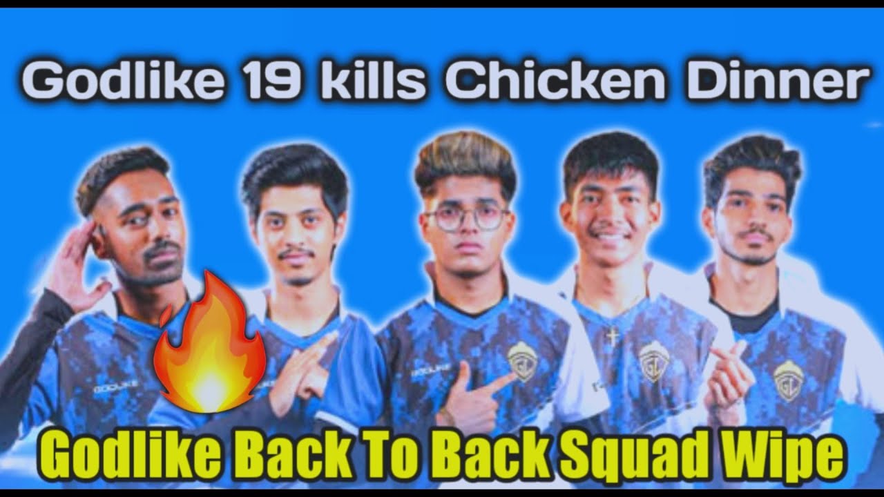 Godlike Back To Back Squad Wipes 🔥 | Godlike 19 kills Chicken Dinner 😳 - YouTube