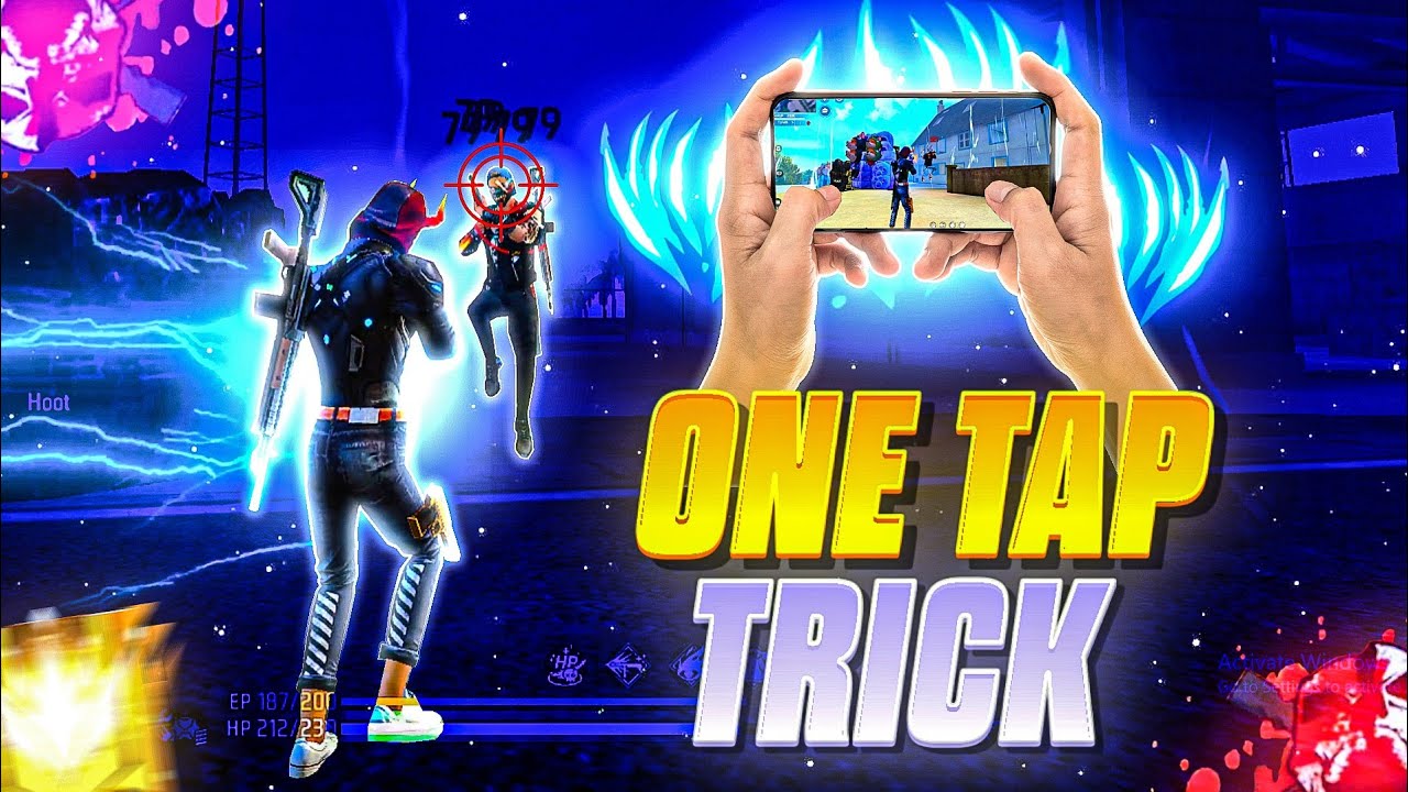 SECRET { DESERT EAGLE } ONE TAP TRICK // FREE FIRE ONE TAP TRICK 🔥 ...