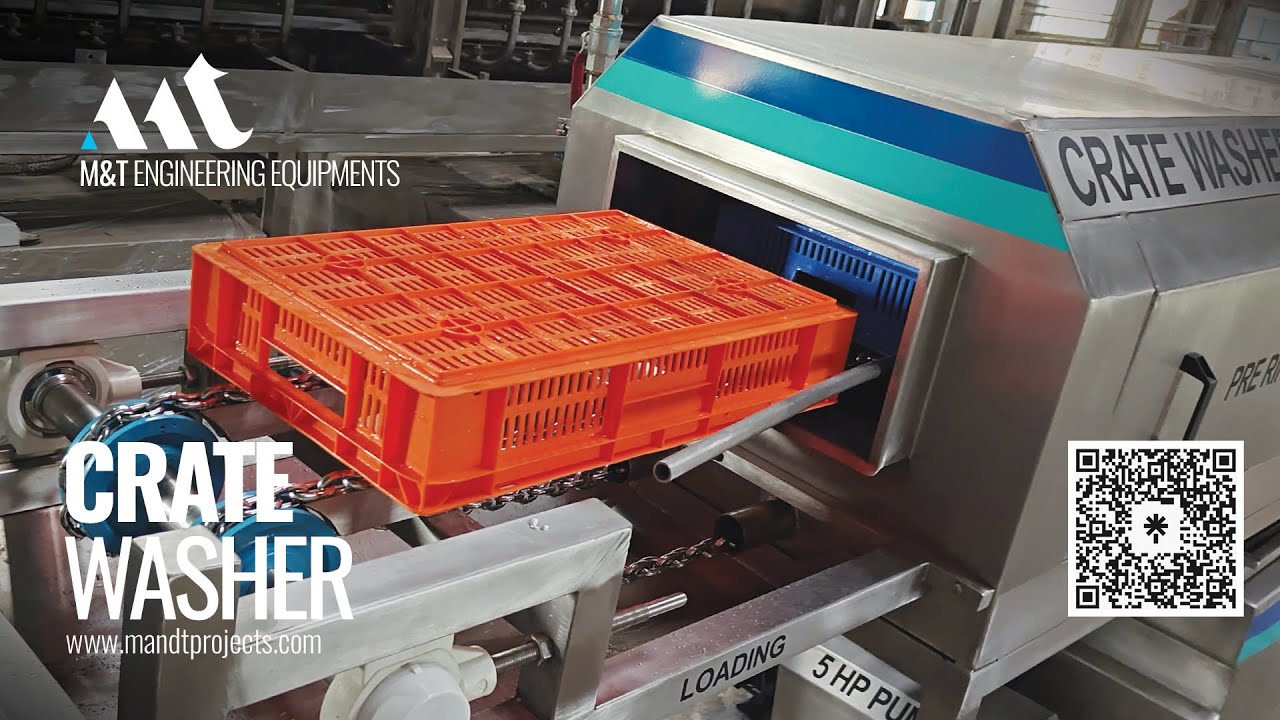 Crate Washer, Bakery Tray Washer, Bin Washer, Poultry Crate Washer ...