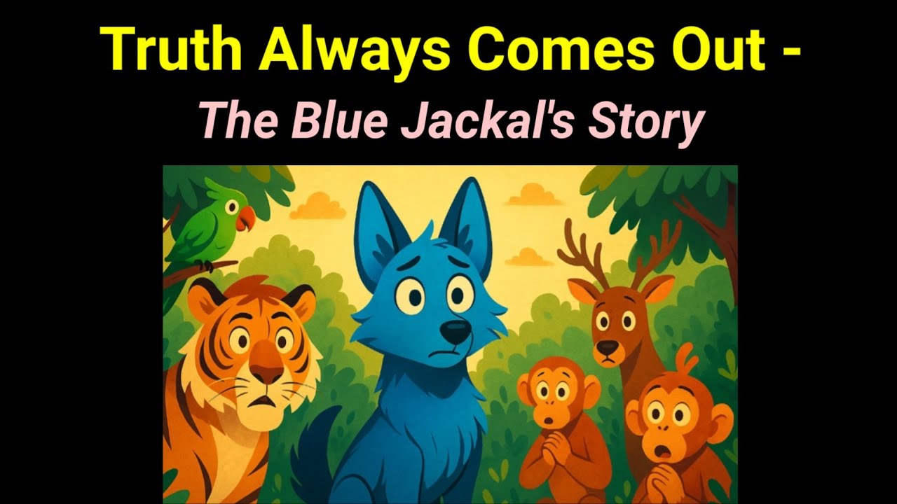Truth Always Comes Out - The Blue Jackal's Story | Moral Story | Best ...