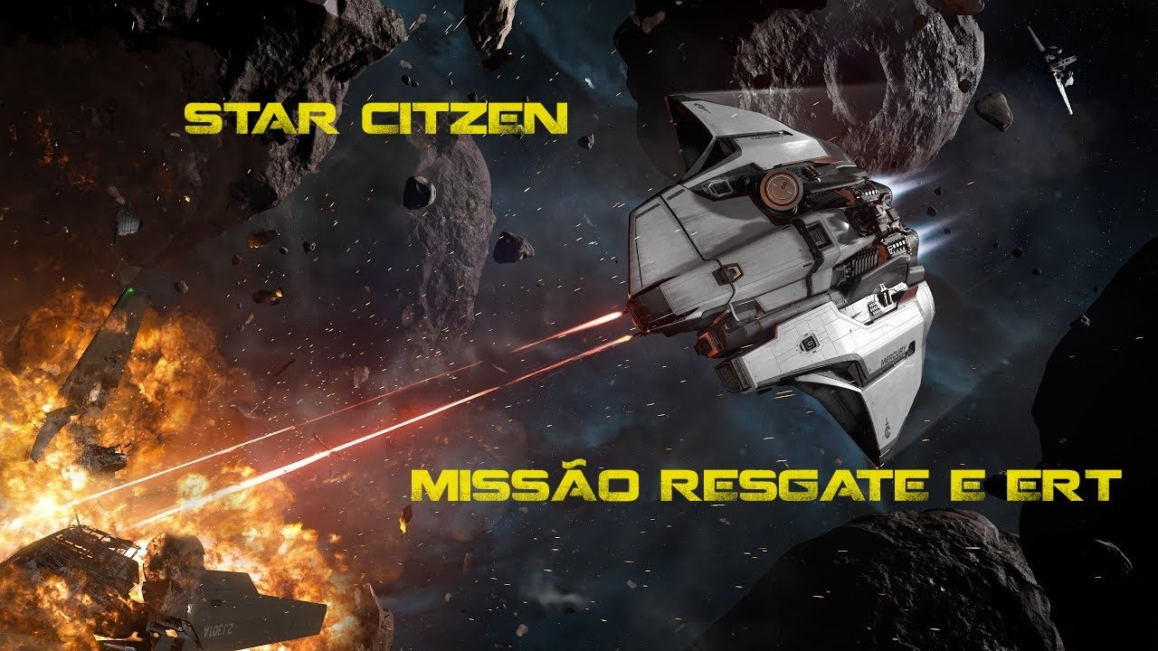 Star Citzen resgatando o amigo e concluindo a missão - YouTube