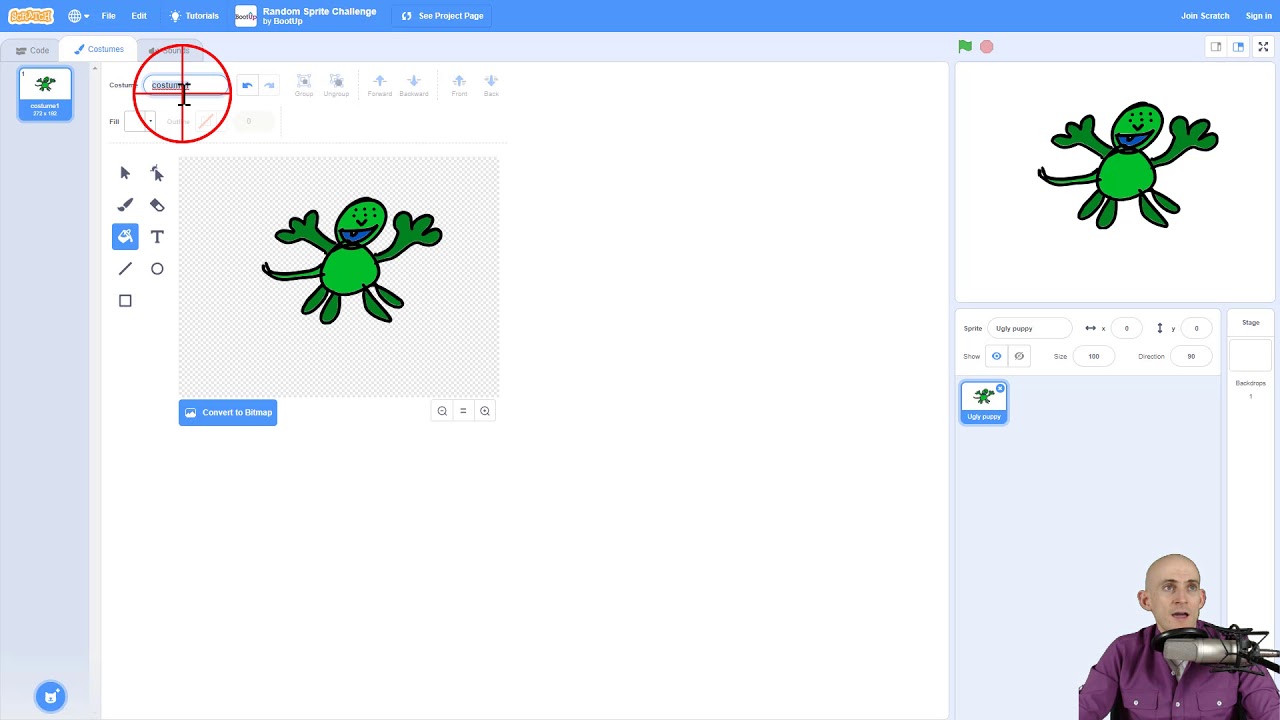 Random Sprite Challenge - Create a Dance, Story, or Game - YouTube