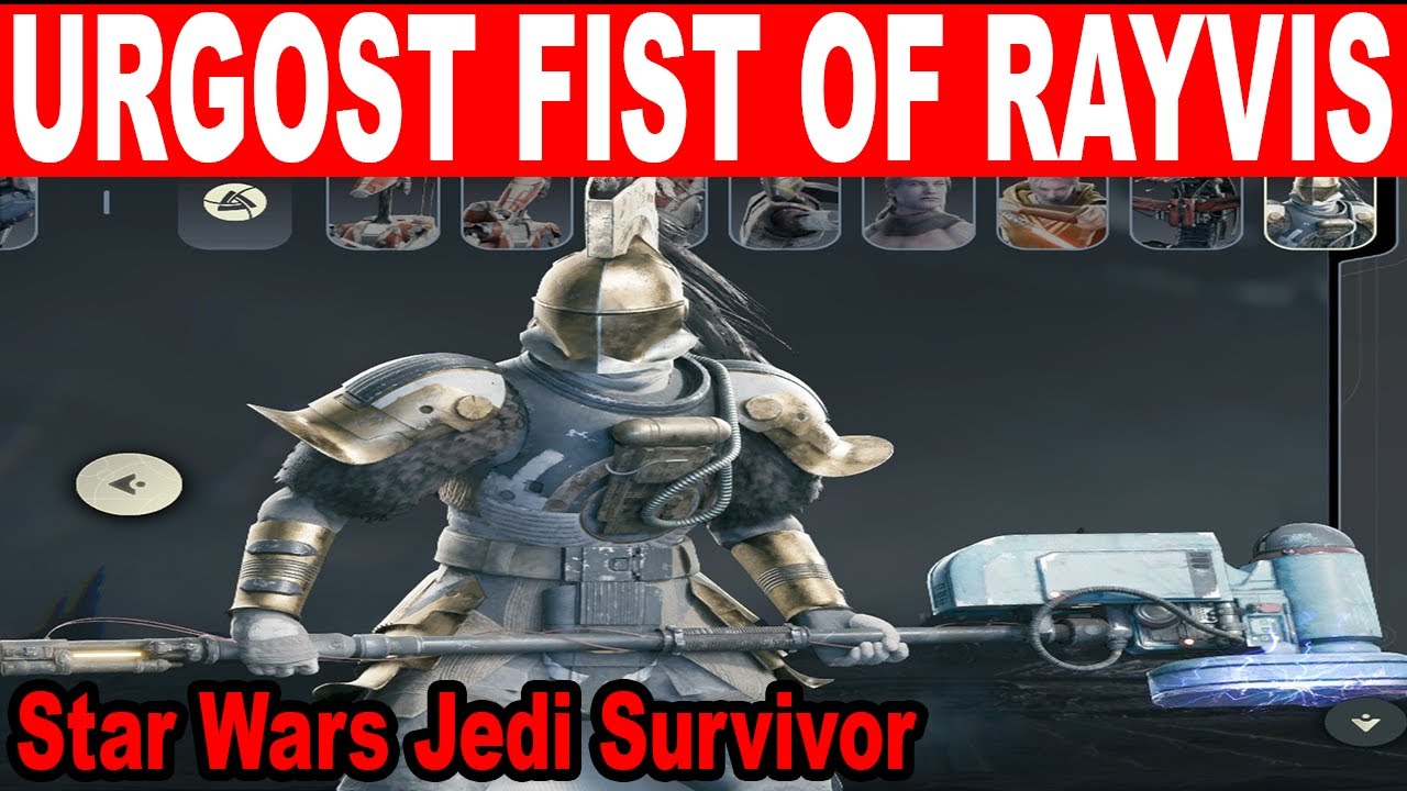 Star Wars Jedi Survivor How to Defeat URGOST FIST OF RAYVIS Boss Fight ...
