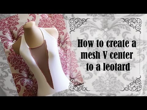 How To Create A Mesh V Center To  A Leotard