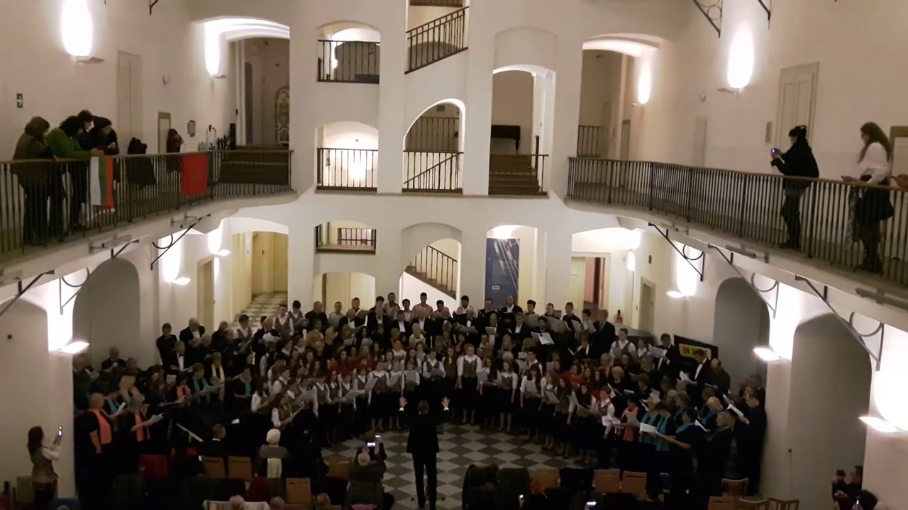 RAFA 381 Choir ON STAGE in Prague 2016 Goin Home by Antonin Dvorak ...