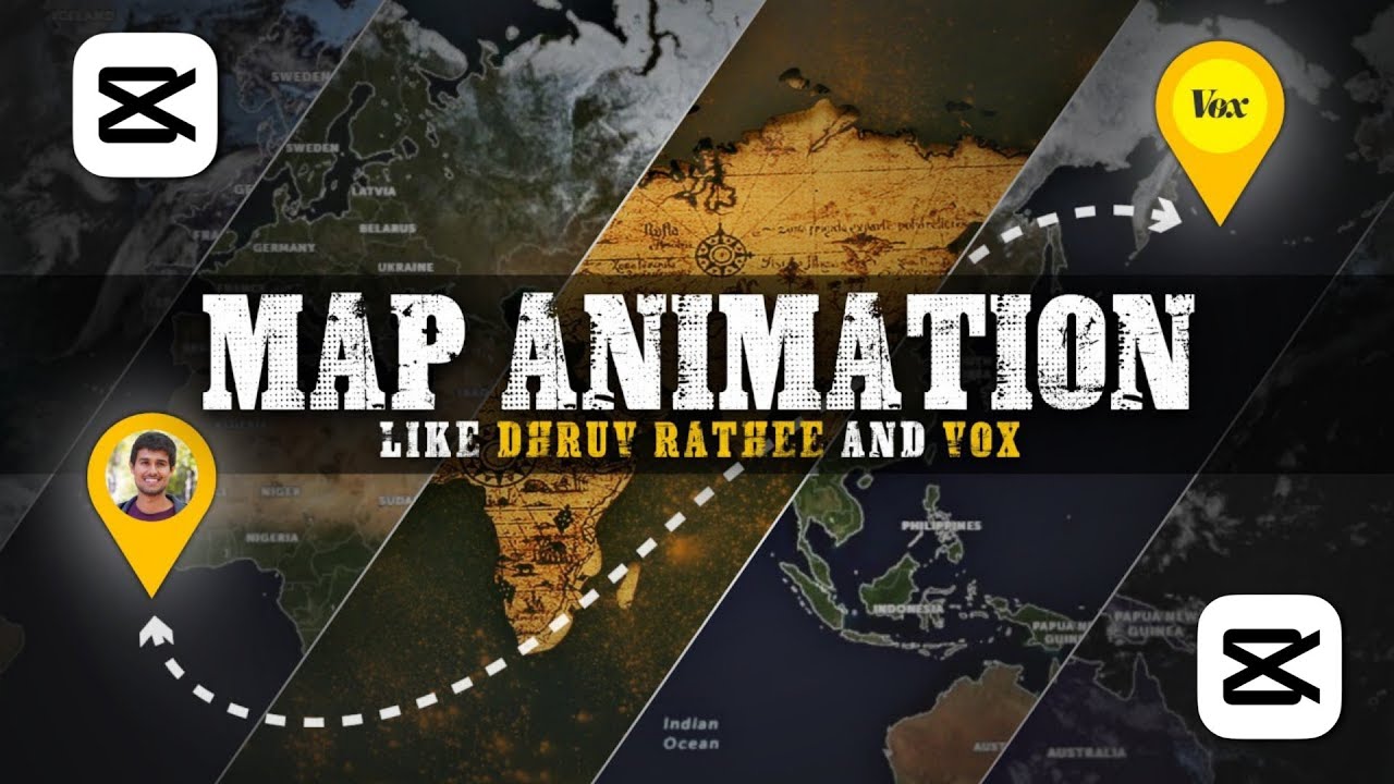 𝗠𝗮𝗽 𝗔𝗻𝗶𝗺𝗮𝘁𝗶𝗼𝗻 Like @dhruvrathee in 𝗖𝗮𝗽𝗰𝘂𝘁 | How To Make 𝗠𝗮𝗽 𝗔𝗻𝗶𝗺𝗮𝘁𝗶𝗼𝗻 ...