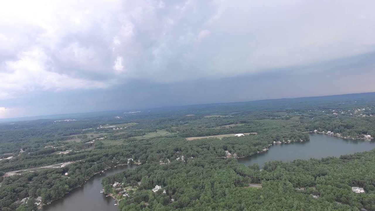 Incoming Thunderstorm Stow Massachusetts - YouTube