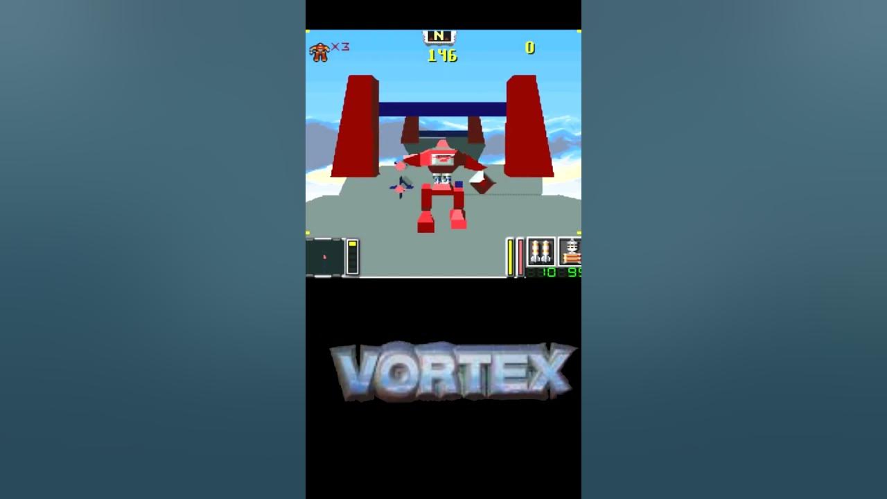 #Short - Los primeros pasos en los juegos 3D, un juego de robots #Vortex #SNES #ChipSuperFX ...