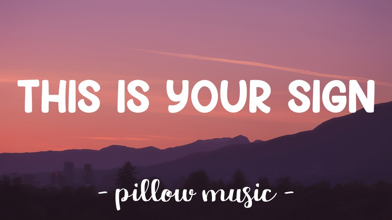 This Is Your Sign - Cael Dadian (Lyrics) 🎵 - YouTube