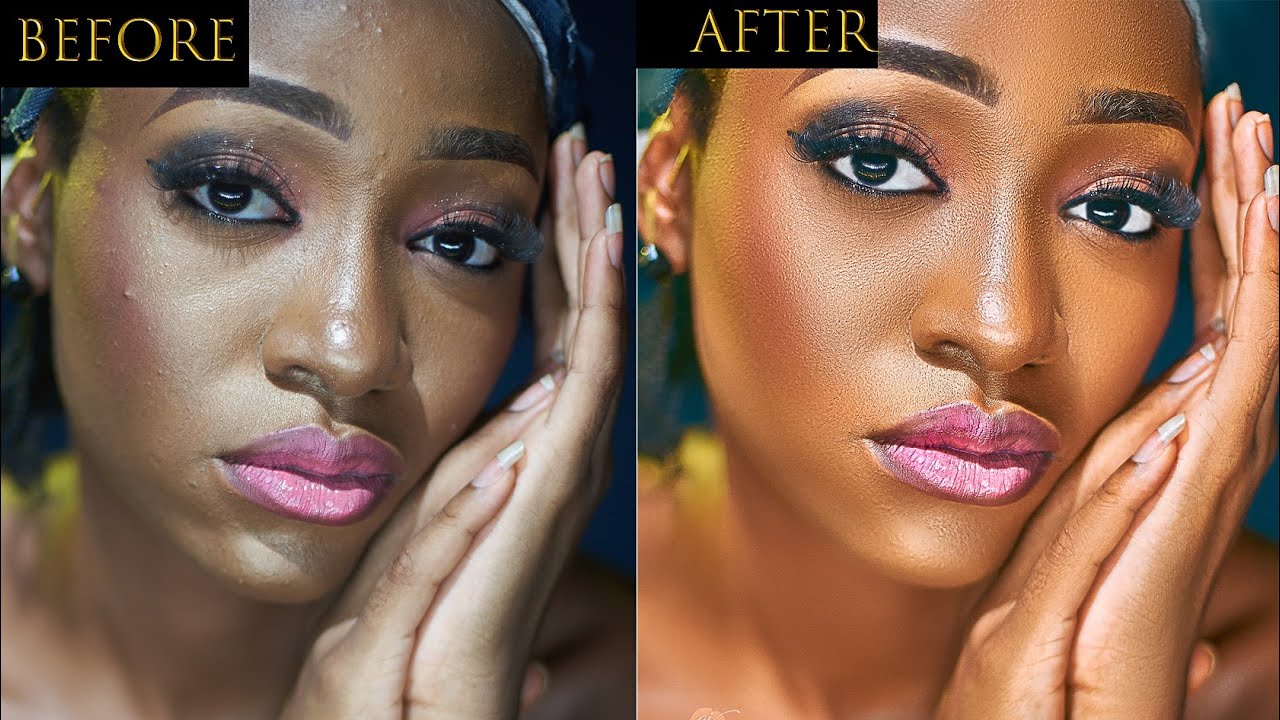 How to SMOOTH SKIN In Photoshop Using Frequency Separation,Retouch ...