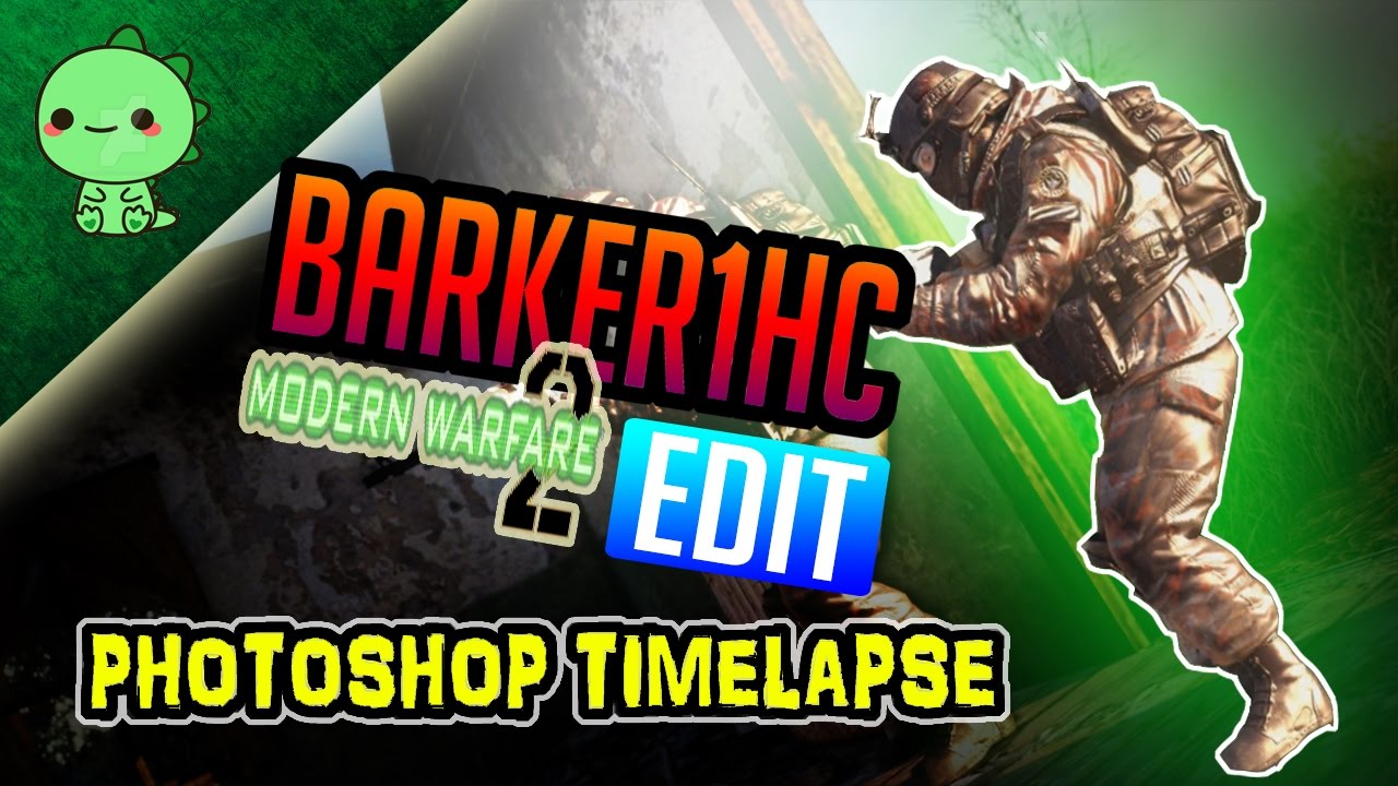 EPIC MW2 THUMBNAIL | Photoshop Timelapse #5 - YouTube