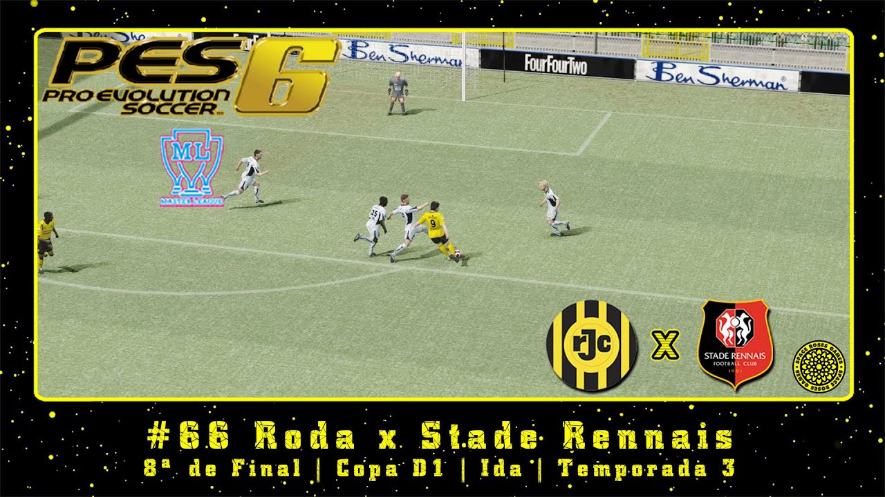 Pro Evolution Soccer 6 (PS2) ML #66 Roda x Stade Rennais | 8ª de Final ...