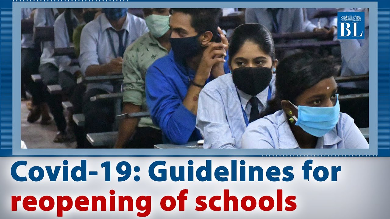 Covid-19: Guidelines for reopening of schools - YouTube