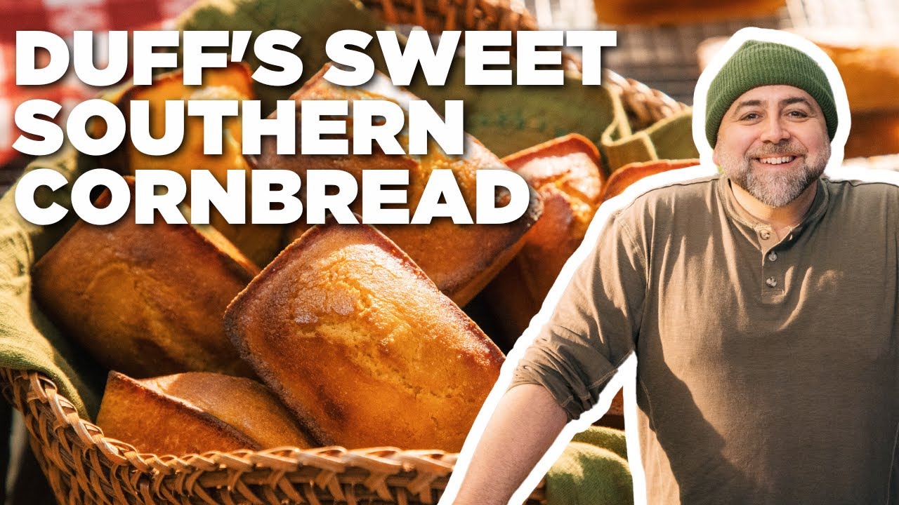 Duff Goldman's Sweet Southern Cornbread | Food Network - YouTube