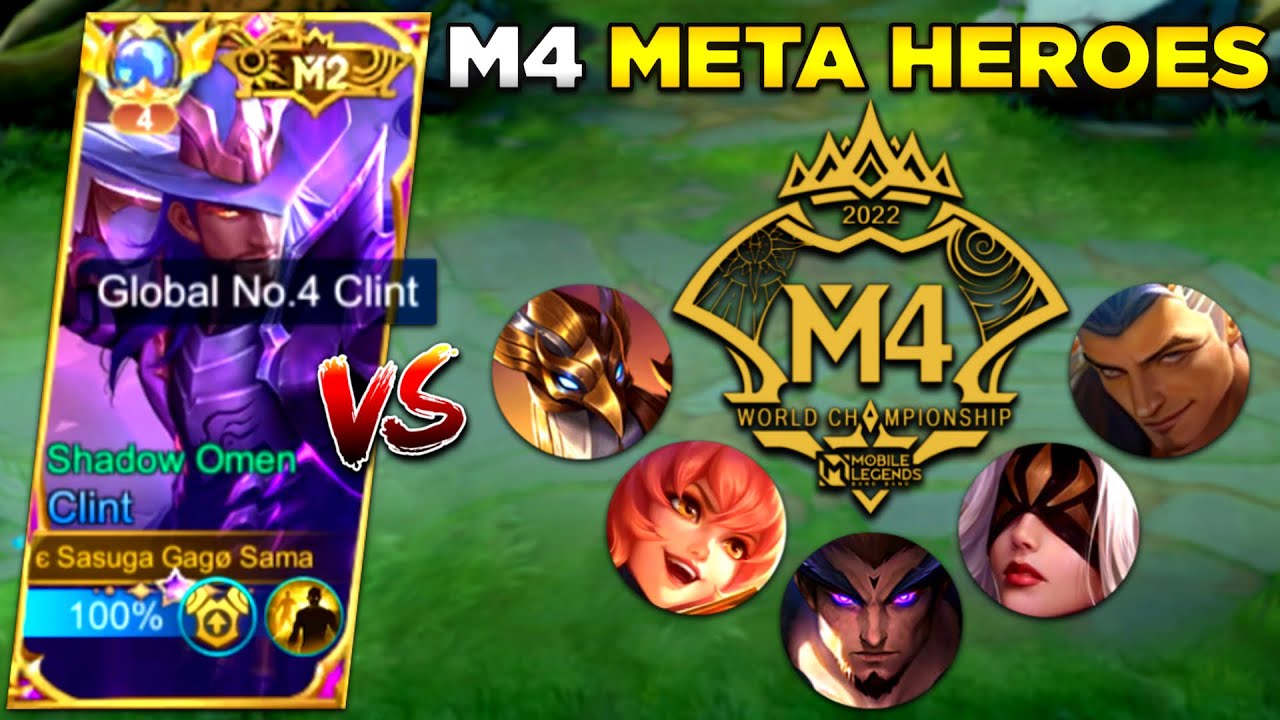 Clint Vs M4 Meta Team Comp | Intense Battle! - MLBB - YouTube