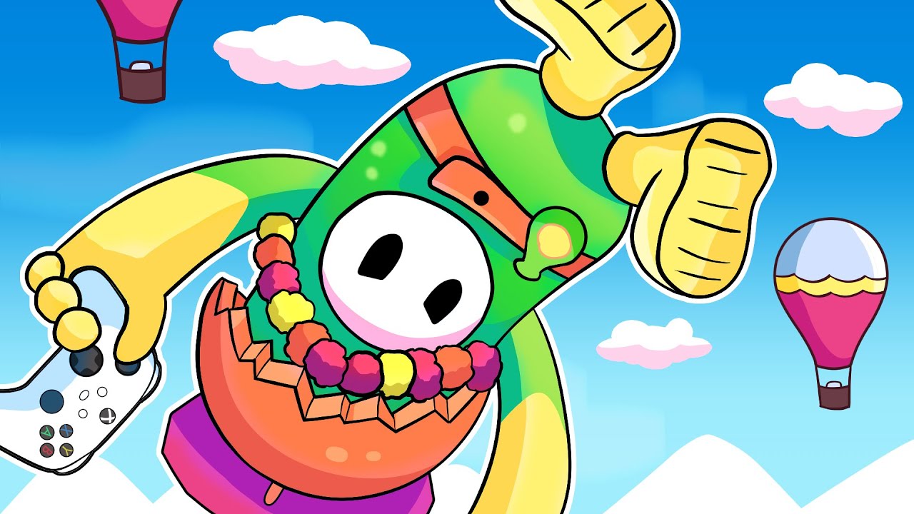 Fall Guys, But Can You Beat It With A Flipped Controller?!? - YouTube