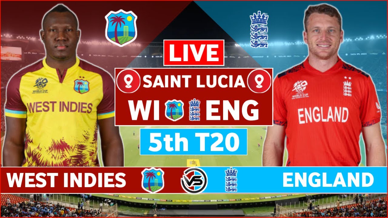 West Indies vs England 5th T20 Live Scores | WI vs ENG 5th T20 Live ...