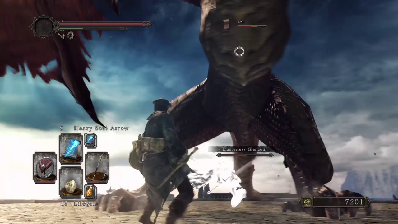 Dark Souls 2 SOTFS - Killing the Red Dragon at Heide Tower - YouTube