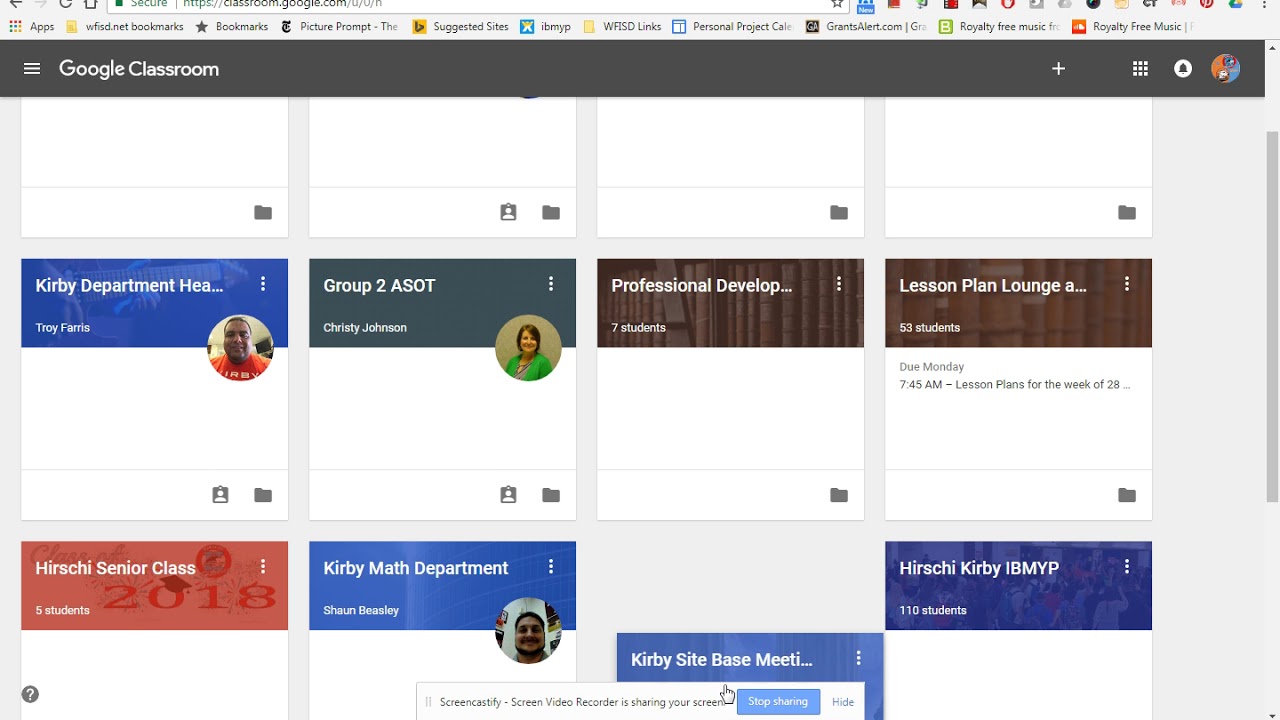 Organize Your Google Classrooms - YouTube