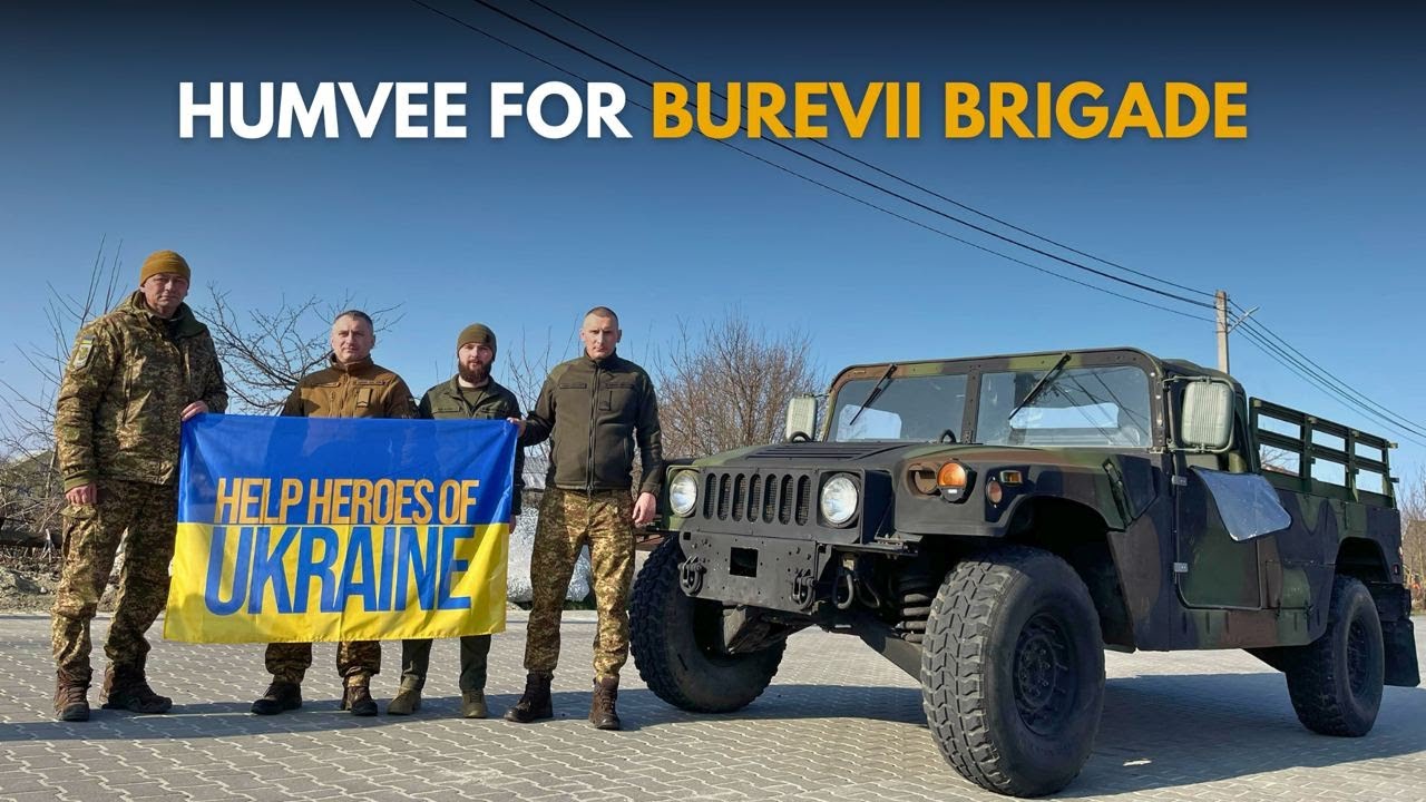 Humvee for Burevii Brigade of National Guard of Ukraine | Help Heroes ...