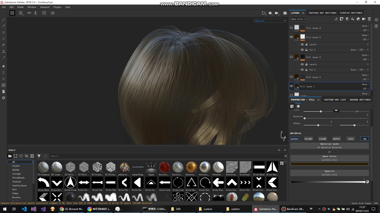 SubstancePainter Hair - YouTube