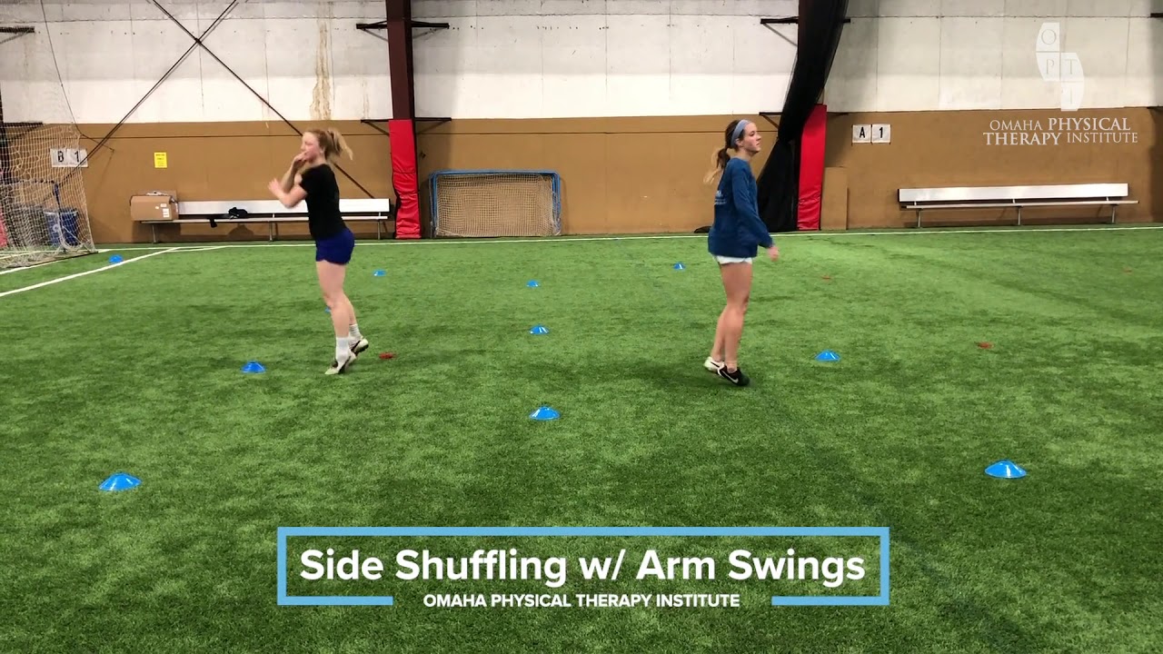 NeuroStrong Warm Up: Side Shuffling with Arm Swings - YouTube