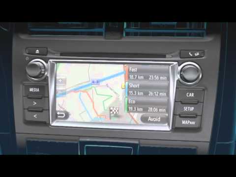 Verso-S - multimedia system Toyota Touch&Go - YouTube