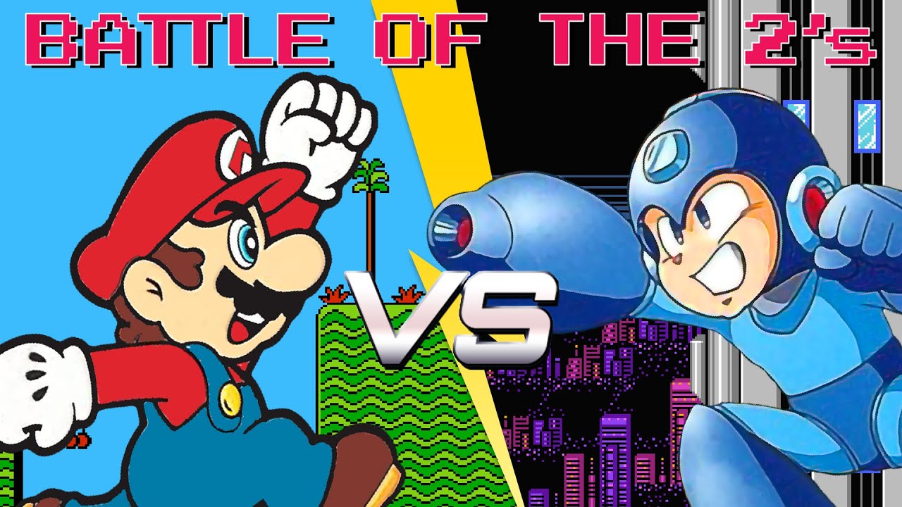 Battle of the 2's (Mario vs Mega Man) - YouTube