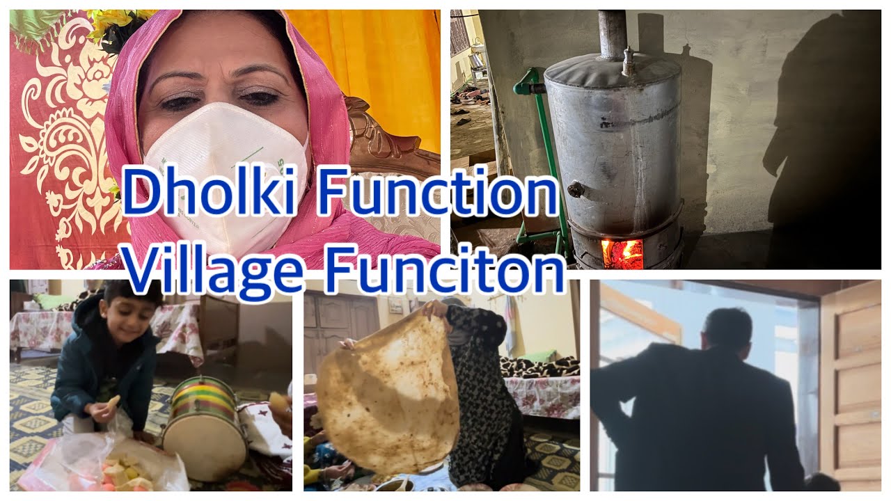 Dholki Function start Village Function Village Routine By busybabay ...