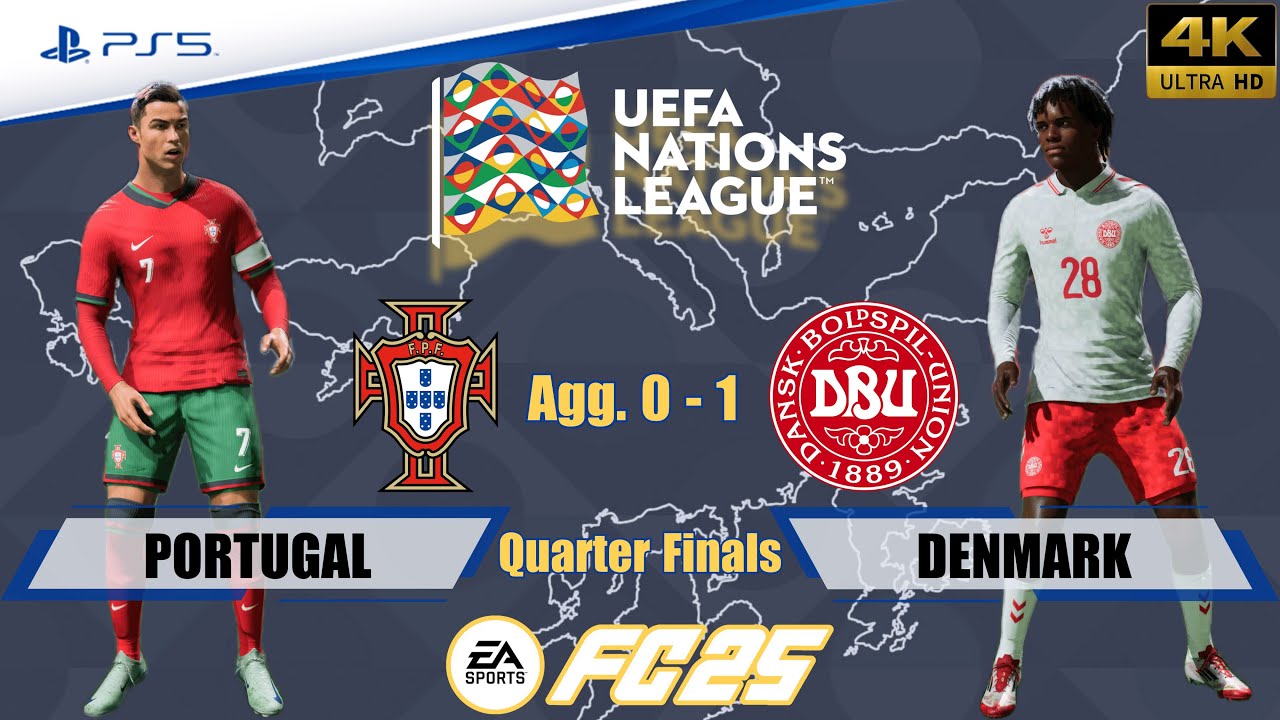 FC 25 - Portugal vs. Denmark | UEFA Nations League 2025 - Quarter ...