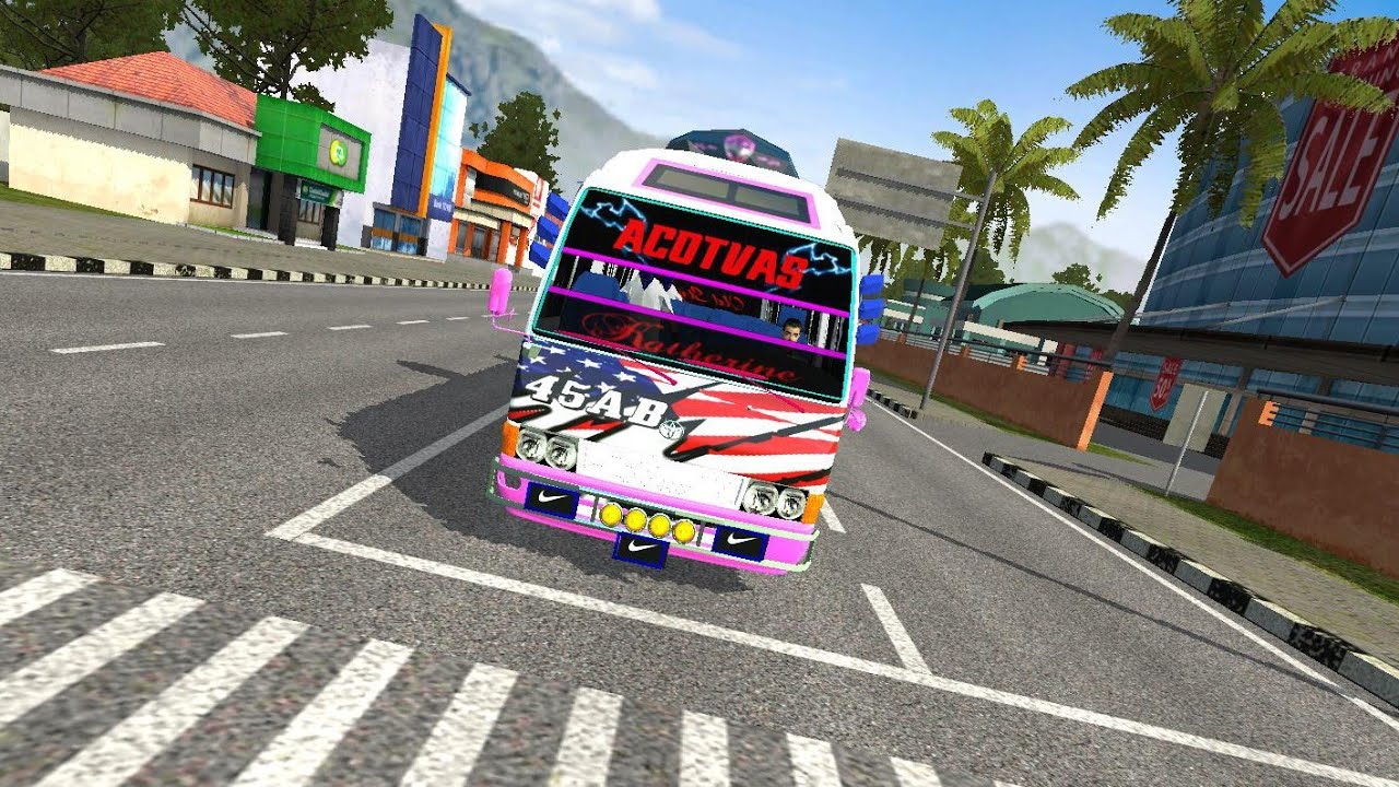 coaster 45AB para bus simulator indonesia - YouTube