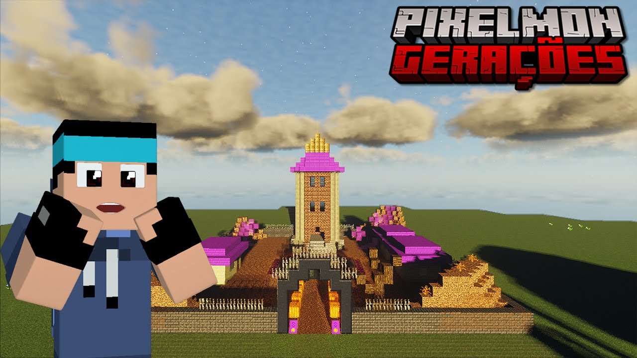 Construir Lavender Town no Minecraft - Pixelmon Gerações #04 - YouTube