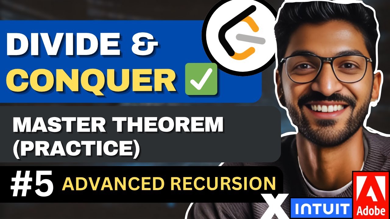 Recursion-23 | Master Theorem (Akra–Bazzi method) (Practice) - YouTube