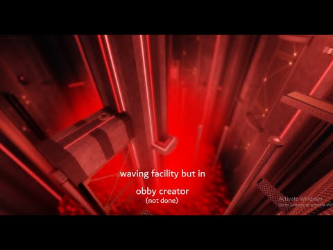 waving facility progress in obby creator - roblox - YouTube