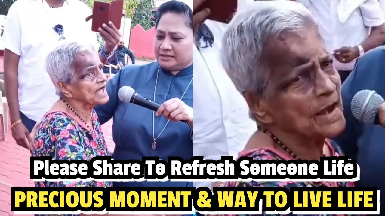 BEAUTIFUL VIDEO OF 85 YEAR OLD LADY FROM DR. RAFEALS OLD AGE BENAULIM ...