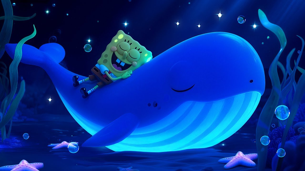 Fly Into Deep Sleep with SpongeBob 🎧 5 Minutes of Relaxing Music to ...