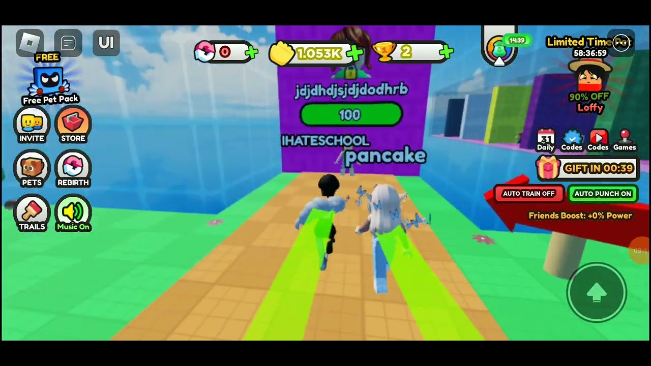 squid game/punch a freind??? (wierd) - YouTube