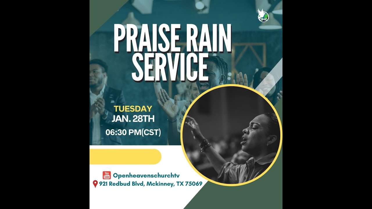 Praise Rain Service | Tuesday, January 28th, 2025 - YouTube