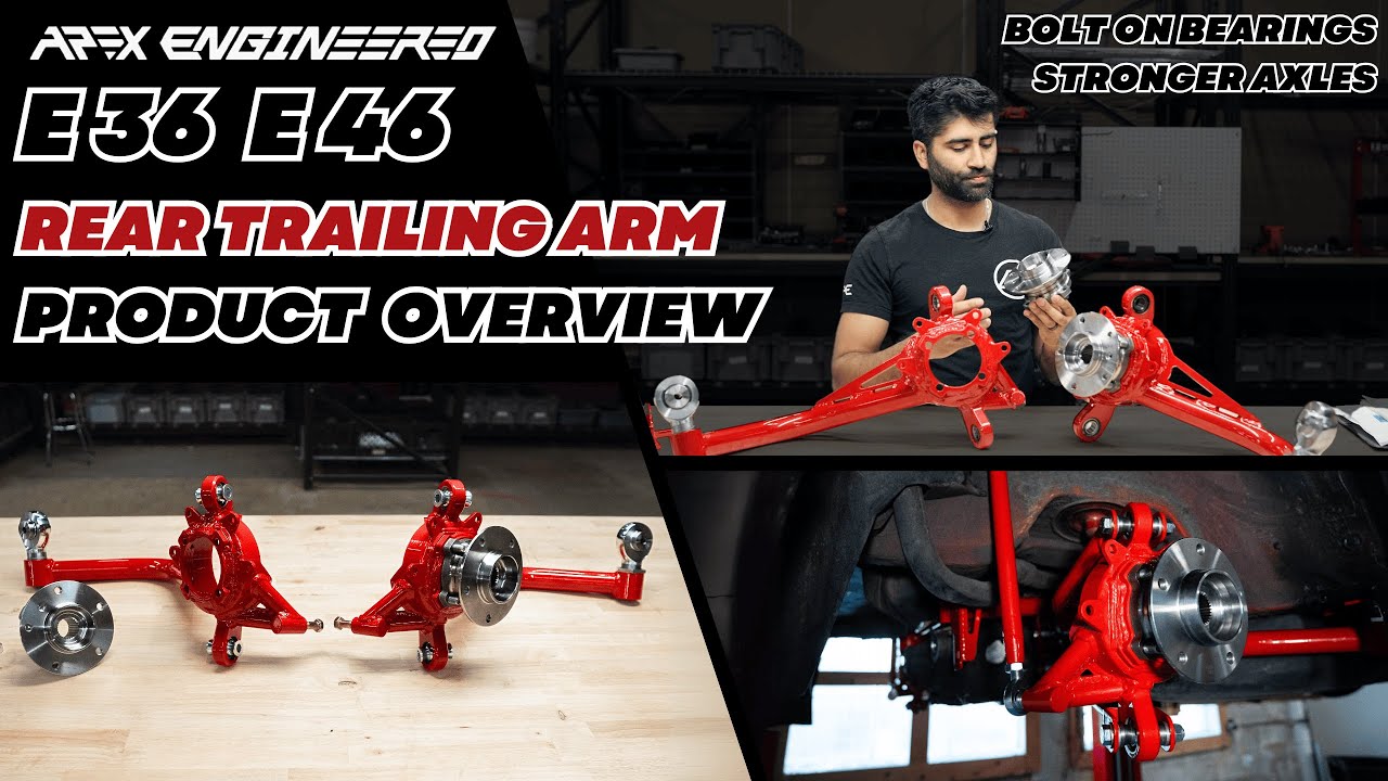 BMW E36 and E46 Rear Trailing Arms - PRODUCT OVERVIEW - YouTube