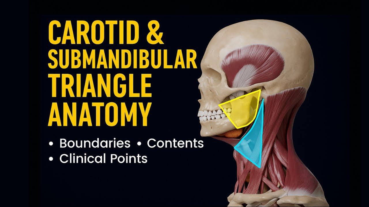 Carotid & Submandibular Triangles | Boundaries, Contents & Clinical ...