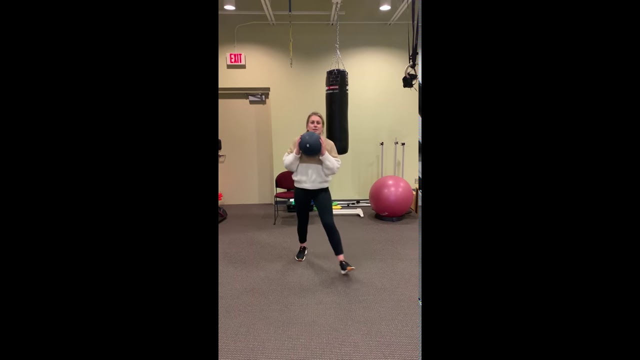 February exercise of the month: Loaded Multi-directional lunge - YouTube