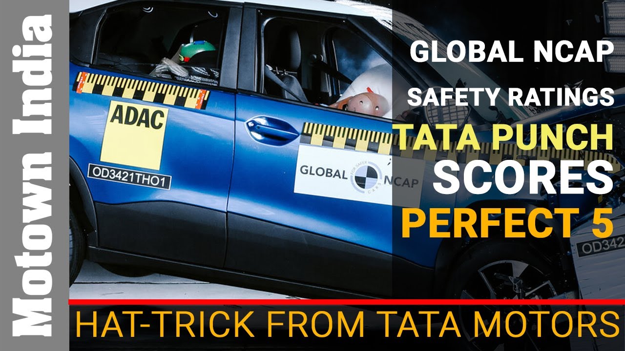 Tata Punch gets 5 star safety rating from Global NCAP | Hat-Trick for ...