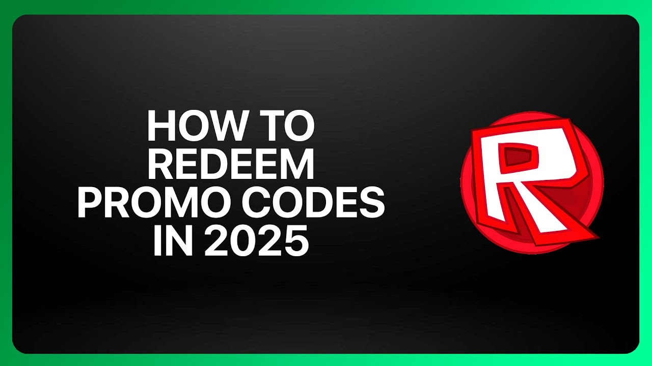 How To Redeem Promo Codes in Roblox 2025! Tutorial - YouTube