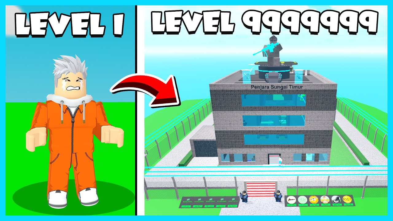 BUAT PENJARA PALING JELEK VS PENJARA PALING AMAN DI ROBLOX! LEVEL MAX ...
