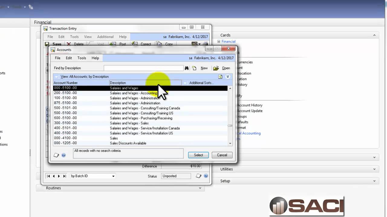 Microsoft Dynamics GP Activity Tracking - YouTube